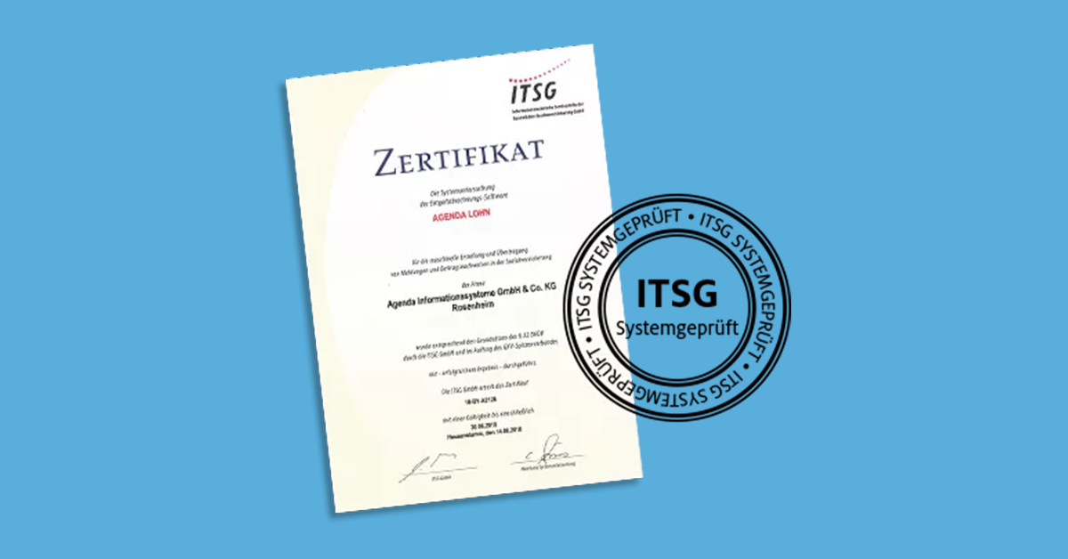 ITSG-zertifiziert: Agenda Lohn- und Gehaltsabrechnung erneut ...